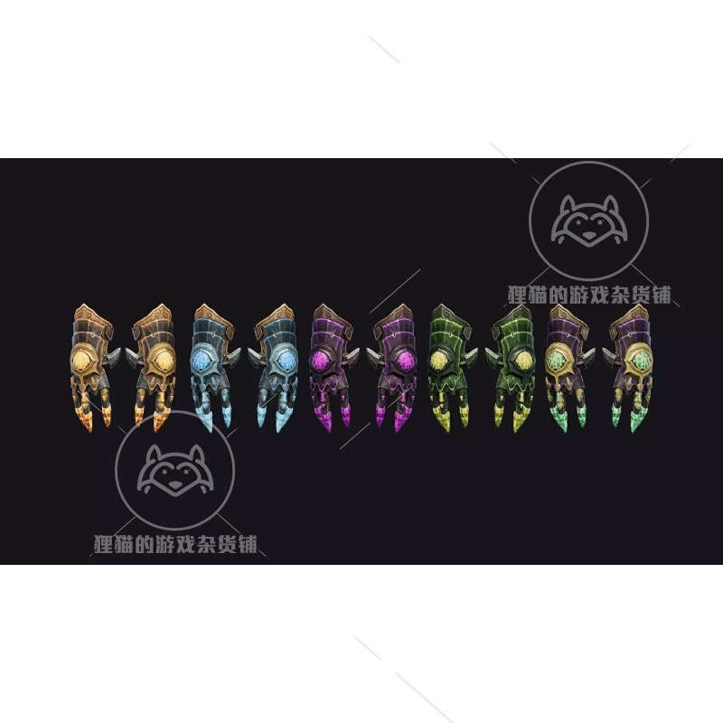 Unity 3D Stylized Claws& Fist- RPG Weapons拳套爪子模型1.0_虎窝淘