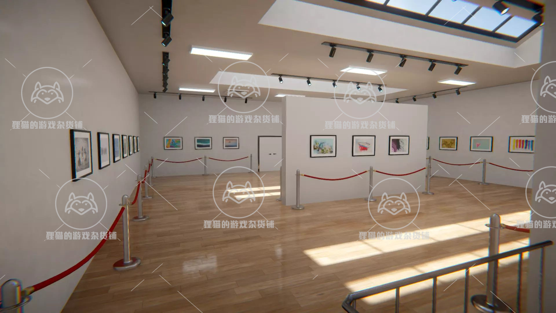 Unity Art Gallery Vol1 1.2免费更新高清艺术博物馆走廊场景_虎窝淘