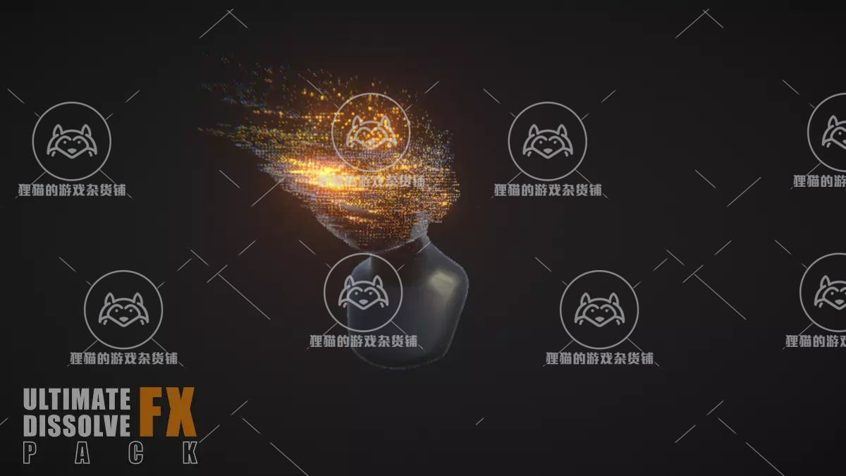 Unity Ultimate Dissolve FX Pack 1.0包更新终极人物溶解特效_虎窝淘