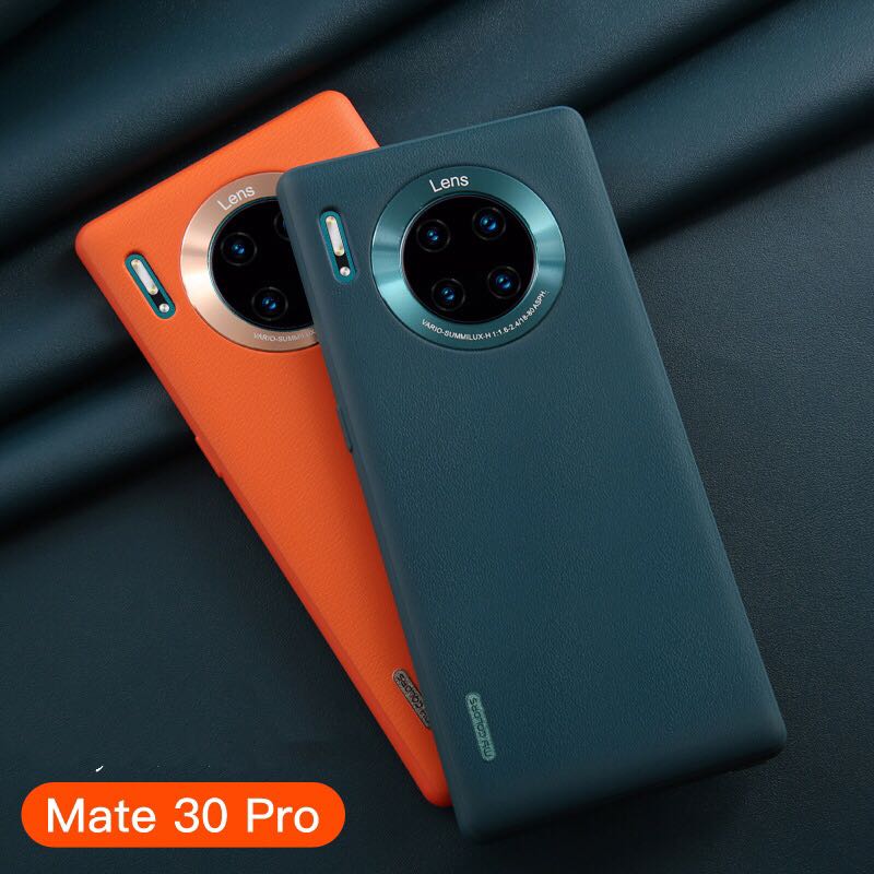 适用华为Mate30pro金属素皮壳Mate30金属镜头保护软壳mycolors_虎窝淘
