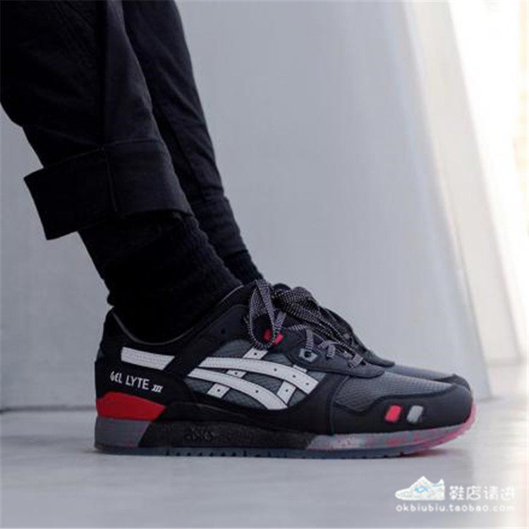 ASICS x G.I. Joe GEL-Lyte III蛇眼联名限量复古休闲鞋_虎窝淘