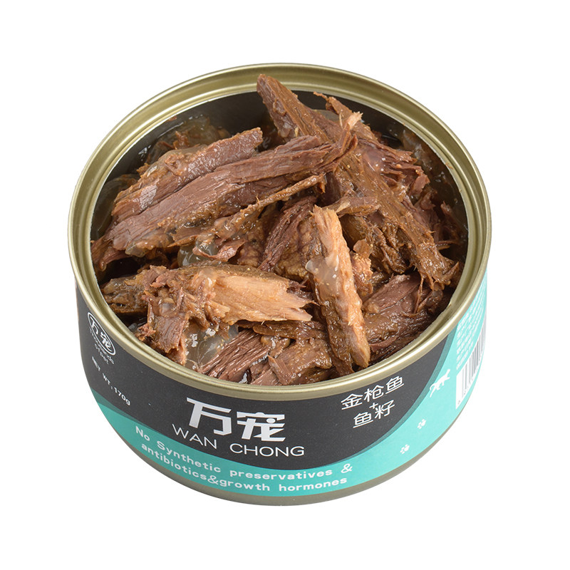 万宠猫罐头主食零食罐170g*10成猫幼猫咪增肥营养金枪鱼湿粮整箱_虎窝淘