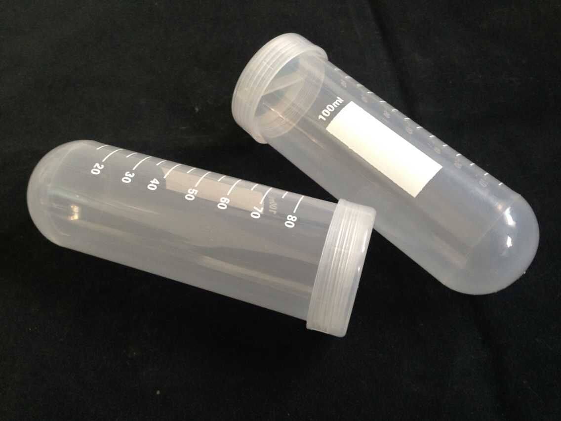 100ml刻度离心管 ep管螺口圆底离心管 30支/包 38x114mm_虎窝淘