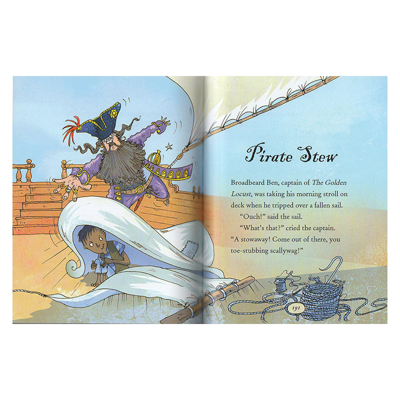 Usborne Illustrated Pirate Stories尤斯伯恩海盗的故事插图故事书精装儿童英语故事书小学生课外读物 8+岁英文 ...