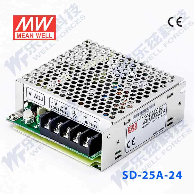 台湾明纬DC-DC电源SD-25A-24 25W 9.2~18V变24V1.1A【原装正品】_虎窝淘