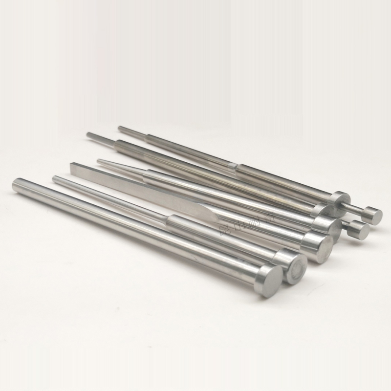 顶针顶杆司筒扁顶针托针顶套推管订做SKD61 65mn钢模具配件定制_虎窝淘