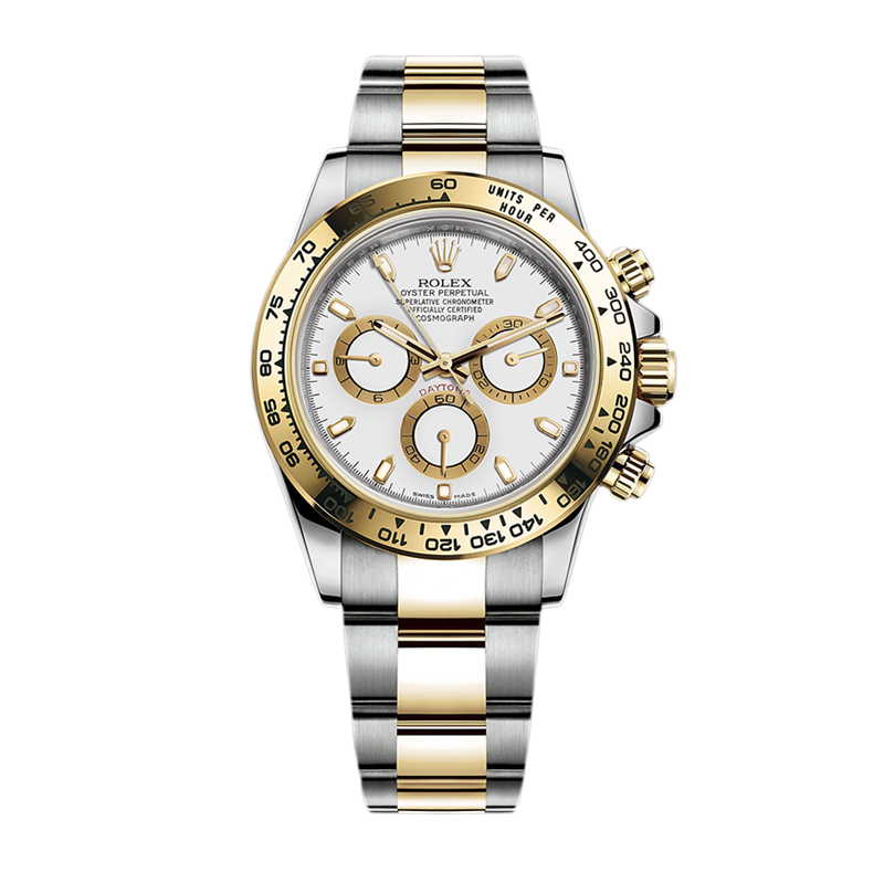 ROLEX劳力士手表宇宙计型迪通拿男表白黄金带机械表M116509-0073_虎窝淘