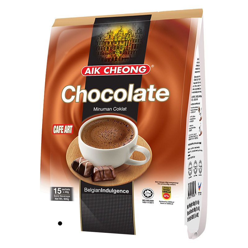 马来西亚原装进口益昌香浓热巧克力粉600g袋装早餐可可粉冲饮_虎窝淘