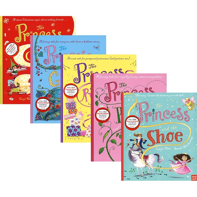 Princess Series公主系列故事绘本5册套装经典童话新编儿童启蒙绘本读物亲子绘本逆商培养赠原版音频英文原版进口图书_虎窝淘