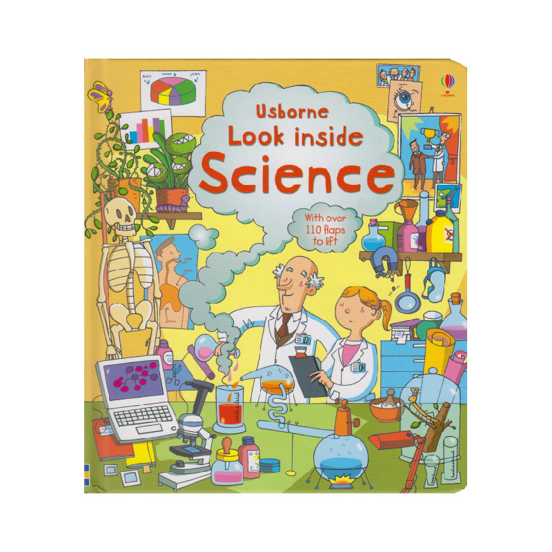 Usborne Look Inside Science科学看里面低幼版儿童科普知识翻翻书早教书科普知识纸板英语翻翻书立体书3-5岁英文原版进口 ...