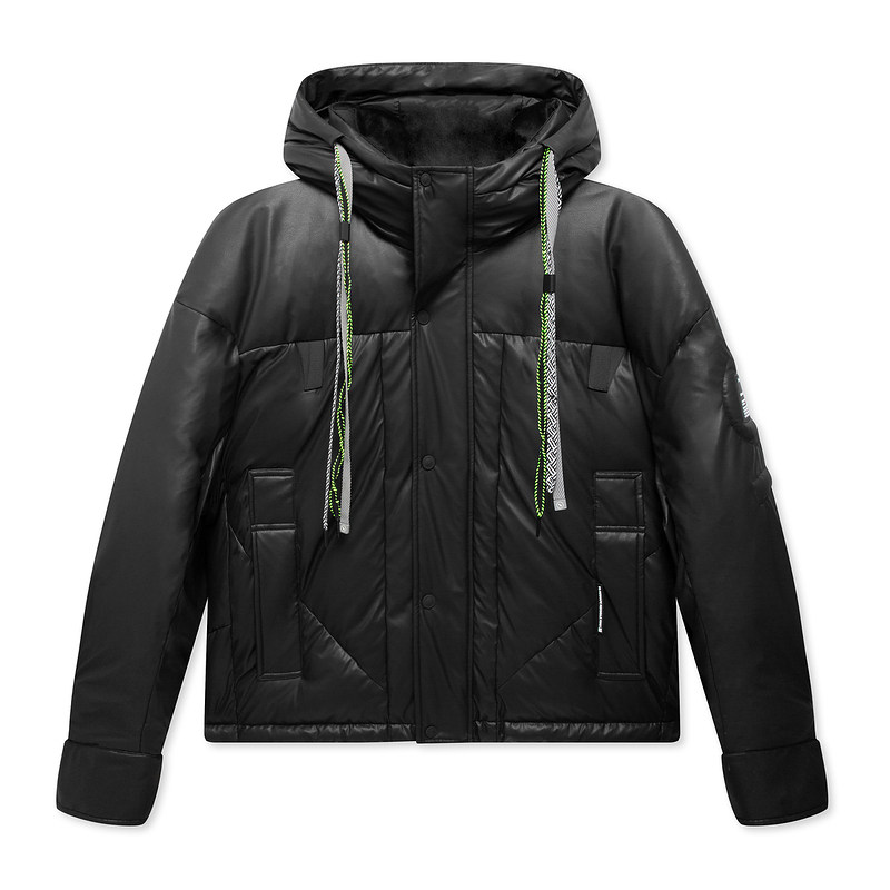 GXG男装【生活系列】冬季新品商场同款重塑系列黑色羽绒服_虎窝淘