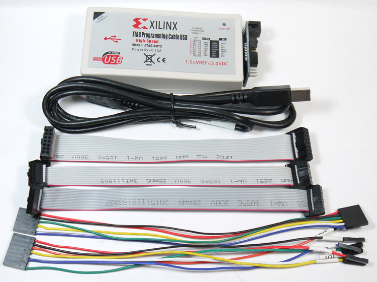 Xilinx下载线FPGA赛灵思Platform Cable USB下载器CPLD仿真器SMT2_虎窝淘
