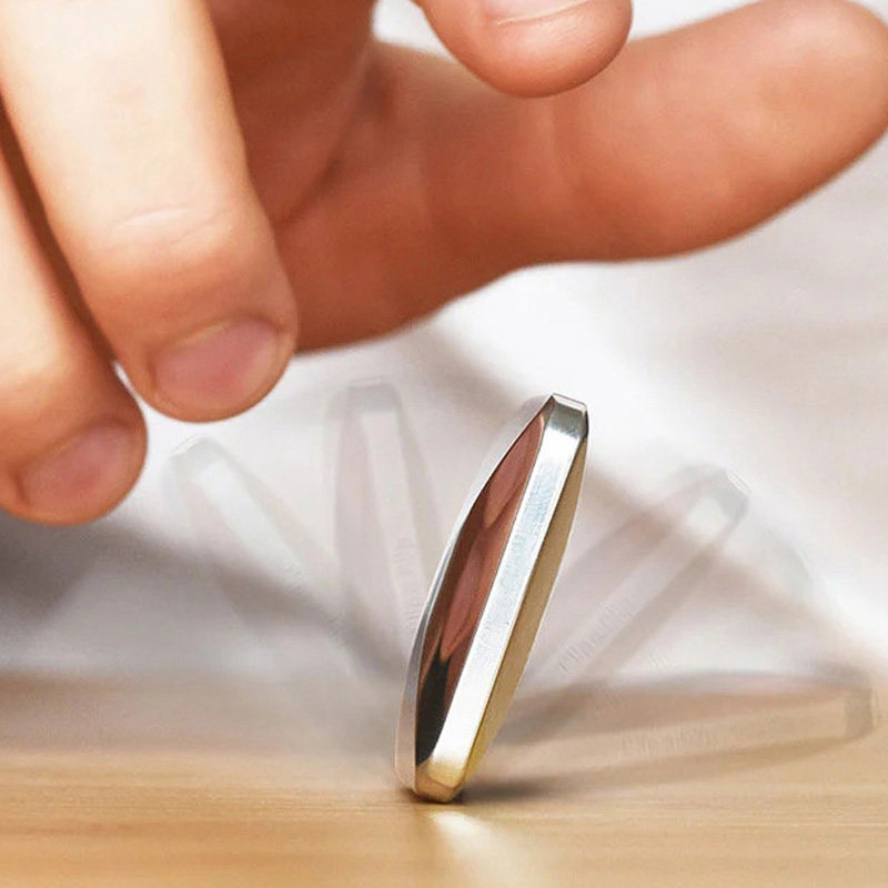 Flipo Flip迷你办公室解压动能玩具桌面跳舞指尖陀螺金属减压神器_虎窝淘