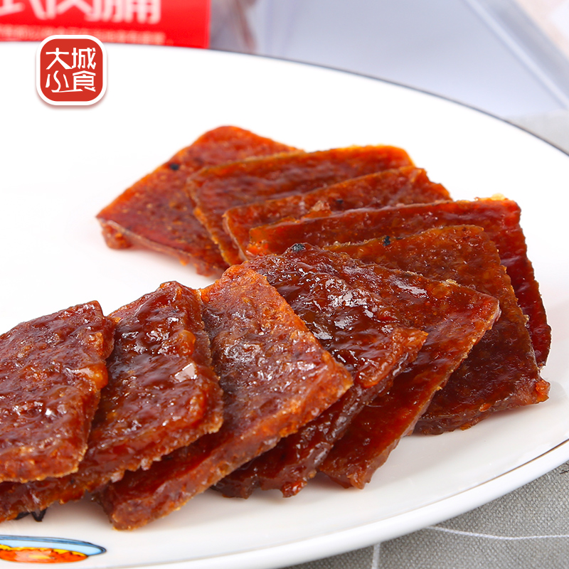 FKOivo法式猪肉脯熟食特产零食小吃肉干黑胡椒办公室休闲食品112g_虎窝淘