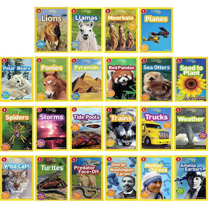 国家地理kids美国国家地理分级阅读1级别 National Geographic Kids Readers Level 1进口英文原版图书 ...