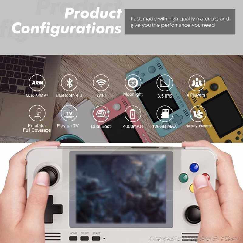Retroid Pocket 2 Retro Pocket Handheld Game Console 3.5 Inch_虎窝淘