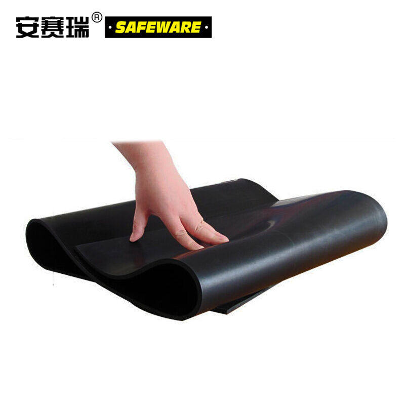 高压绝缘地垫黑色绝缘地毯绝缘橡胶板配电室绝缘垫配电房地_虎窝淘