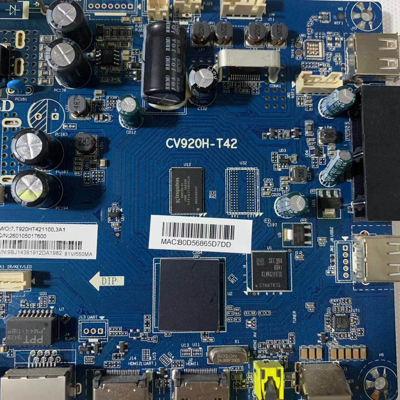 全新海尔42U1 LE42C51 LE43C51 43CE2572A1 43U1主板CV920H-T42_虎窝淘