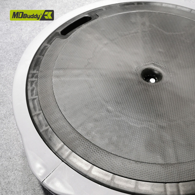 MDBuddy波速球瑜伽半波球加厚防爆半圆形平衡普拉提康复健身器材_虎窝淘