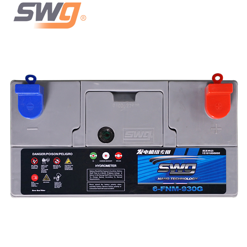 SWG思吾高柴油发电机组蓄电池6-FNM-930G免维护起动电瓶12V200AH_虎窝淘