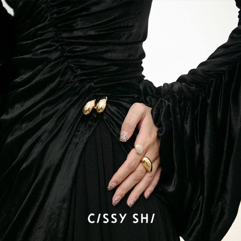 CISSY SHI EGG系列胸针镀18k金色原创设计感高级时尚小众别针配饰_虎窝淘