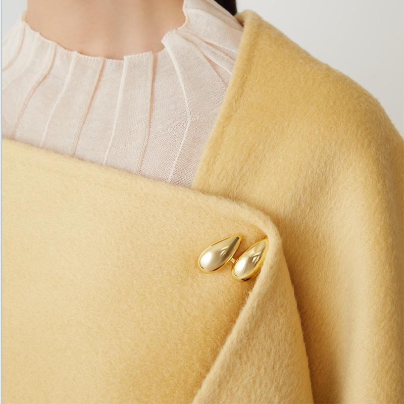 CISSY SHI EGG系列胸针镀18k金色原创设计感高级时尚小众别针配饰_虎窝淘