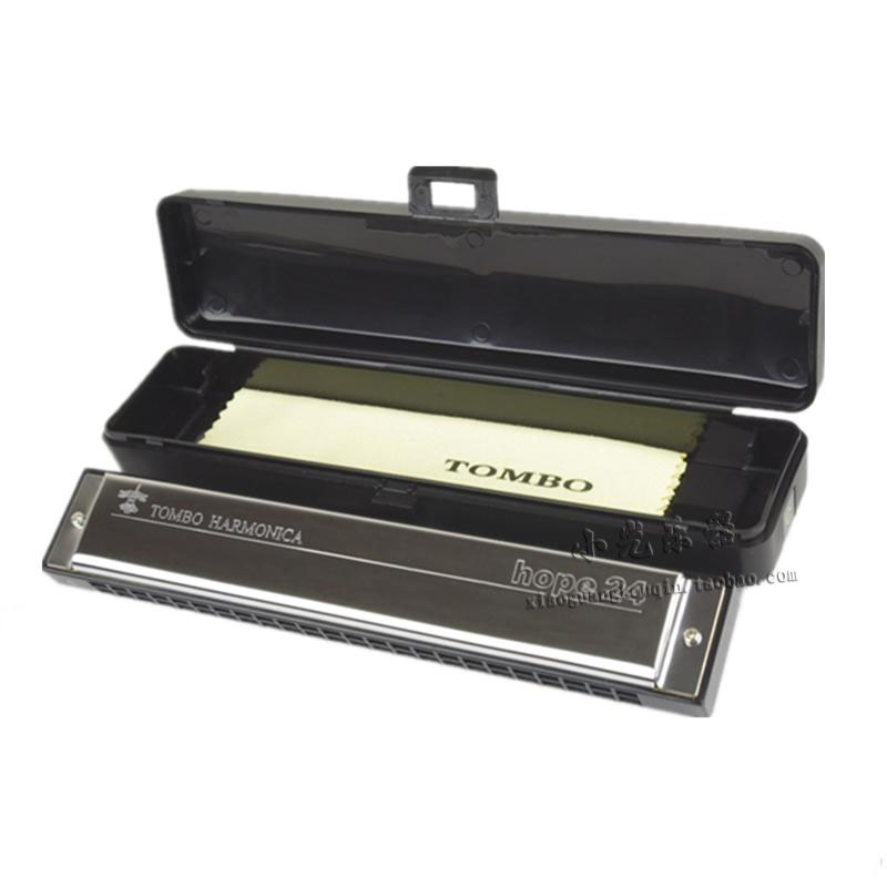 日本通宝Tombo 6624 24孔复音口琴初学者儿童成人正品专业乐器_虎窝淘