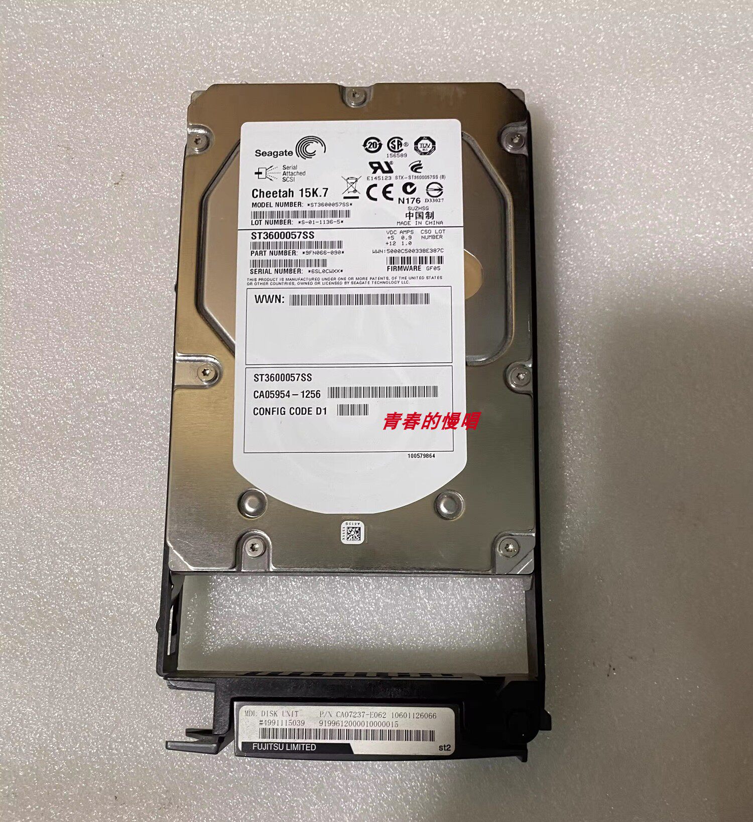 富士通CA07237-E062 CA05954-1256 ST3600057SS 600G 15K SAS硬盘_虎窝淘