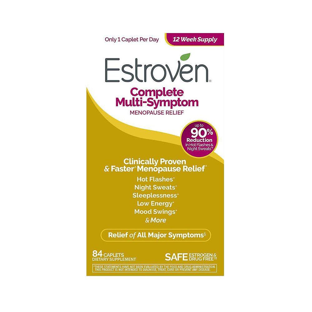 美国直邮Estroven更年期营养素缓解盗汗烦躁症状84粒改善盗汗潮热_虎窝淘