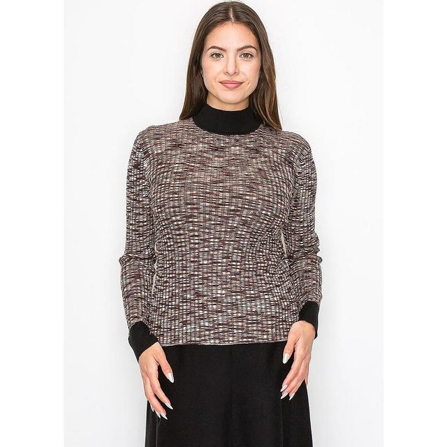 US Direct Mail YAL New York Multi-tone Black Spotted Sweater Women's ...