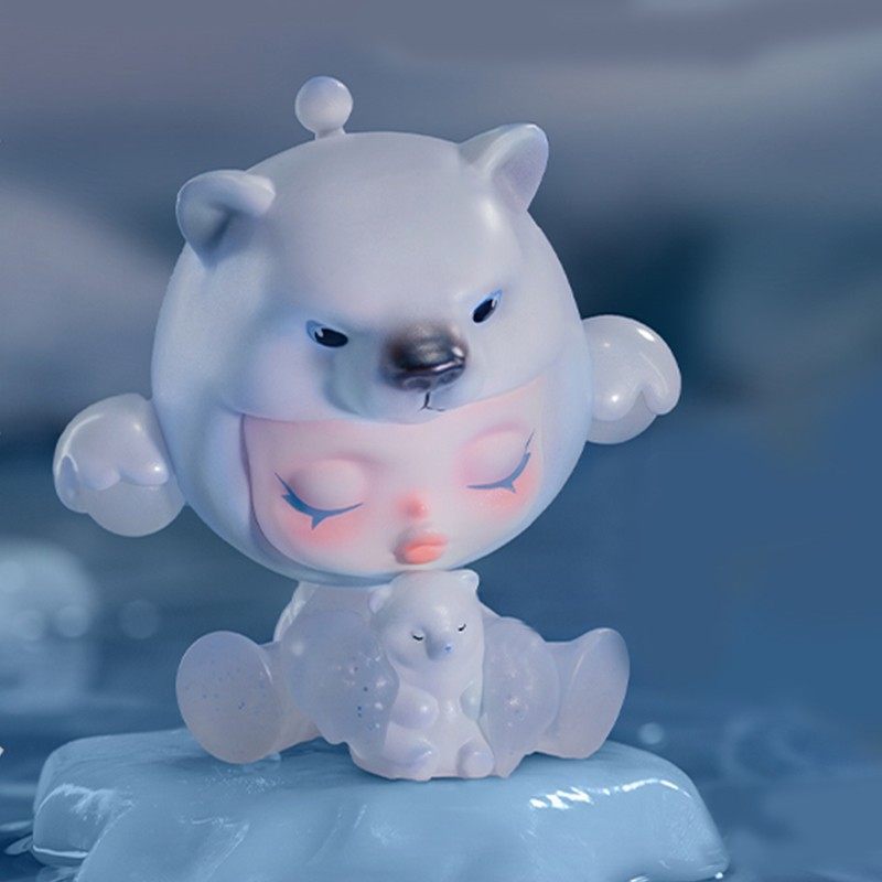 POPMART泡泡马特盲盒SKULLPANDA食梦动物系列潮玩手办sp7代玩具_虎窝淘