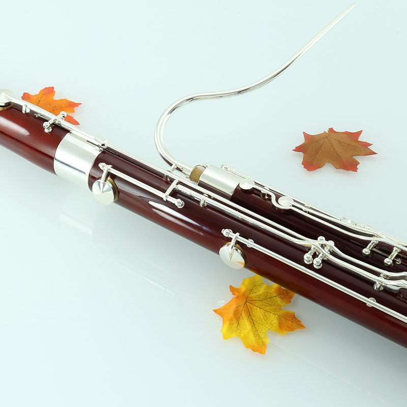 德国ROFFEE C调巴松大管枫木镀银按键四节乐团专业演奏级BASSOON_虎窝淘