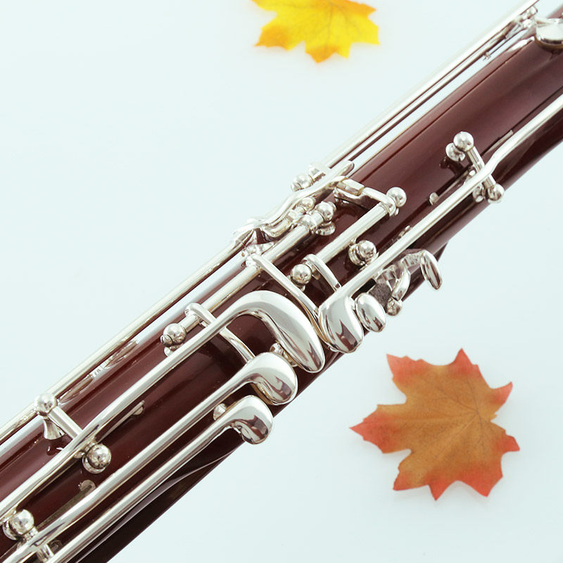 德国ROFFEE C调巴松大管枫木镀银按键四节乐团专业演奏级BASSOON_虎窝淘