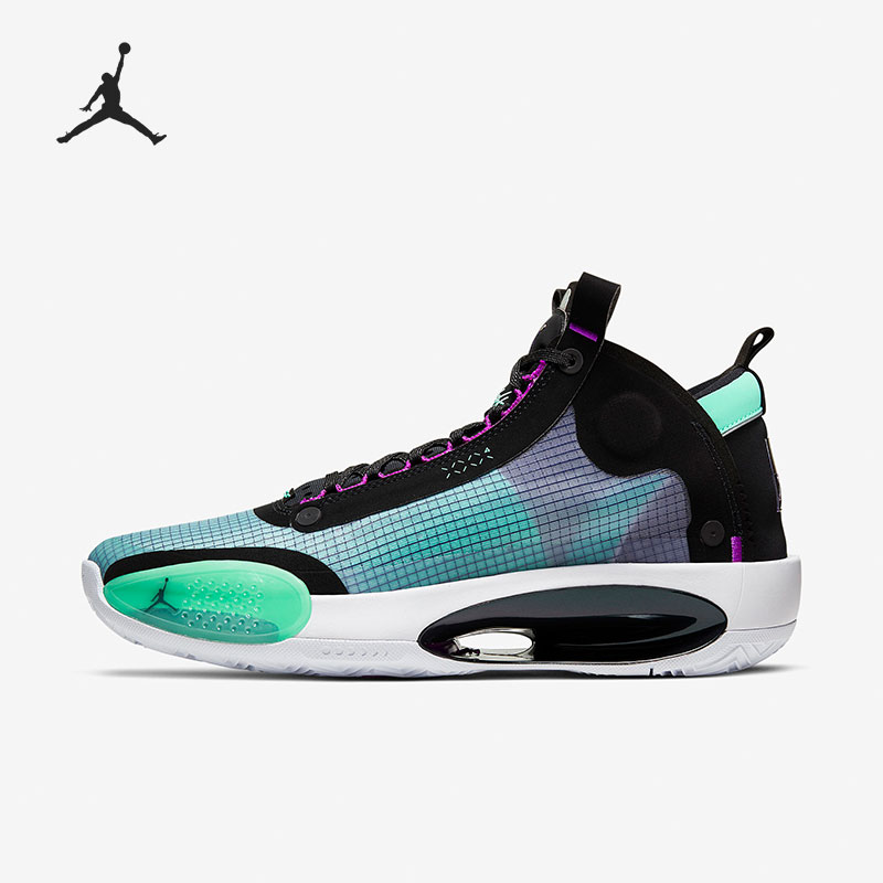 Nike/耐克正品Air Jordan 34 AJ34缓震男子篮球鞋 BQ3381-400_虎窝淘
