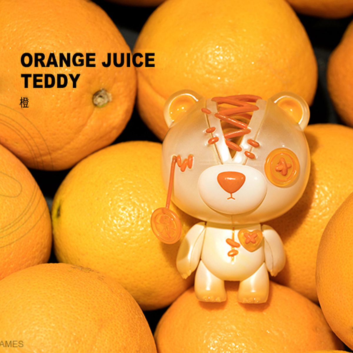 【TYCTOYS】现货 JOY BRAIN TEDDY撕裂熊盒蛋水果汽水系列盲盒_虎窝淘