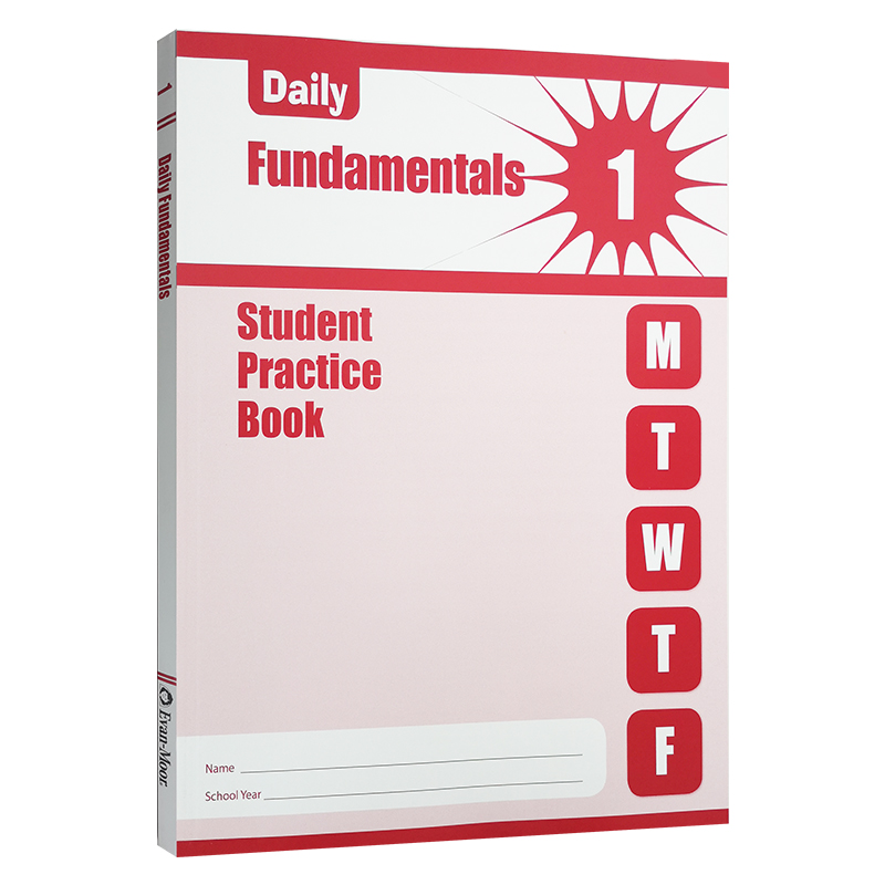Evan-Moor Daily Fundamentals Grade 1 SE每日练习系列基础知识一年级无答案作业本美国加州教辅 ...