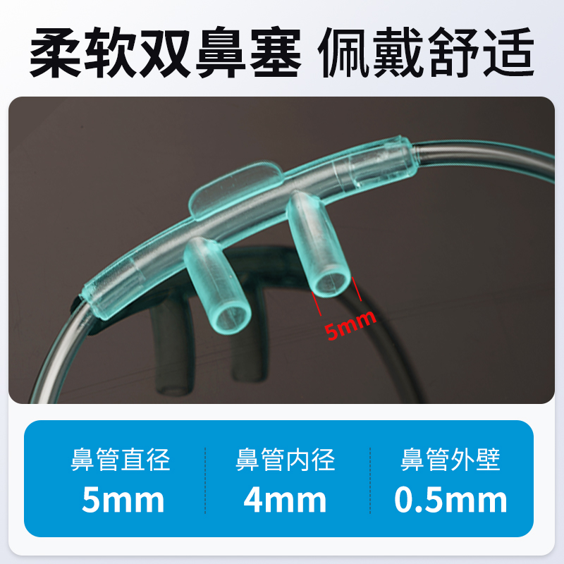氧气管一次性使用鼻吸氧管加长医用软管输氧气老人制氧机家用配件_虎窝淘