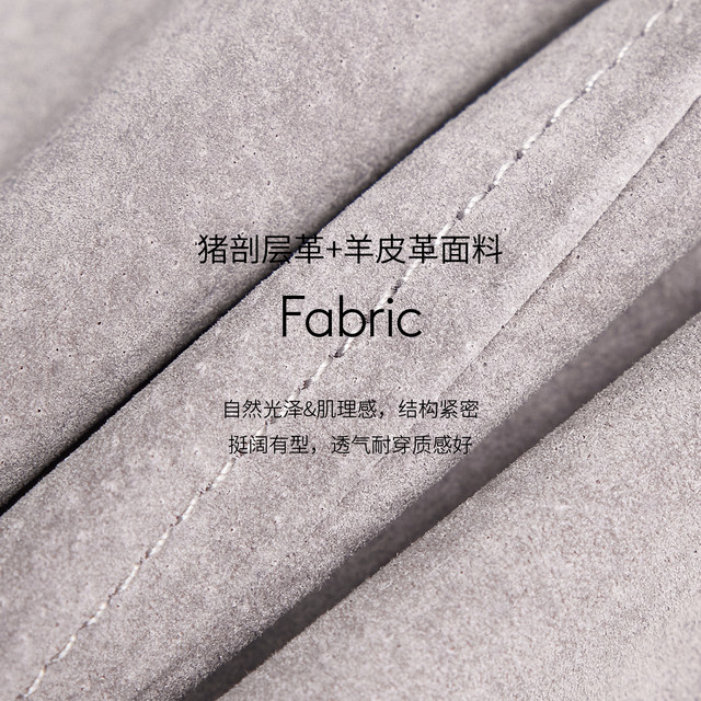 Vero Moda leather jacket for women 2025 spring new zipper placket ...