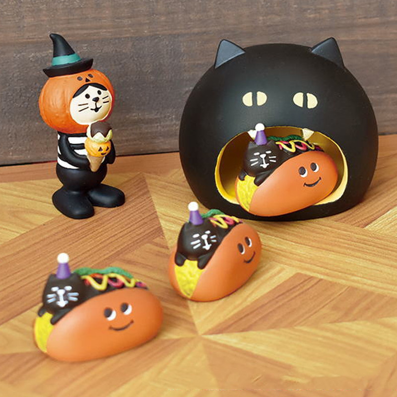 Hamee日本DECOLE万圣节系列可爱搞怪装饰摆件创意小礼物家居饰品_虎窝淘