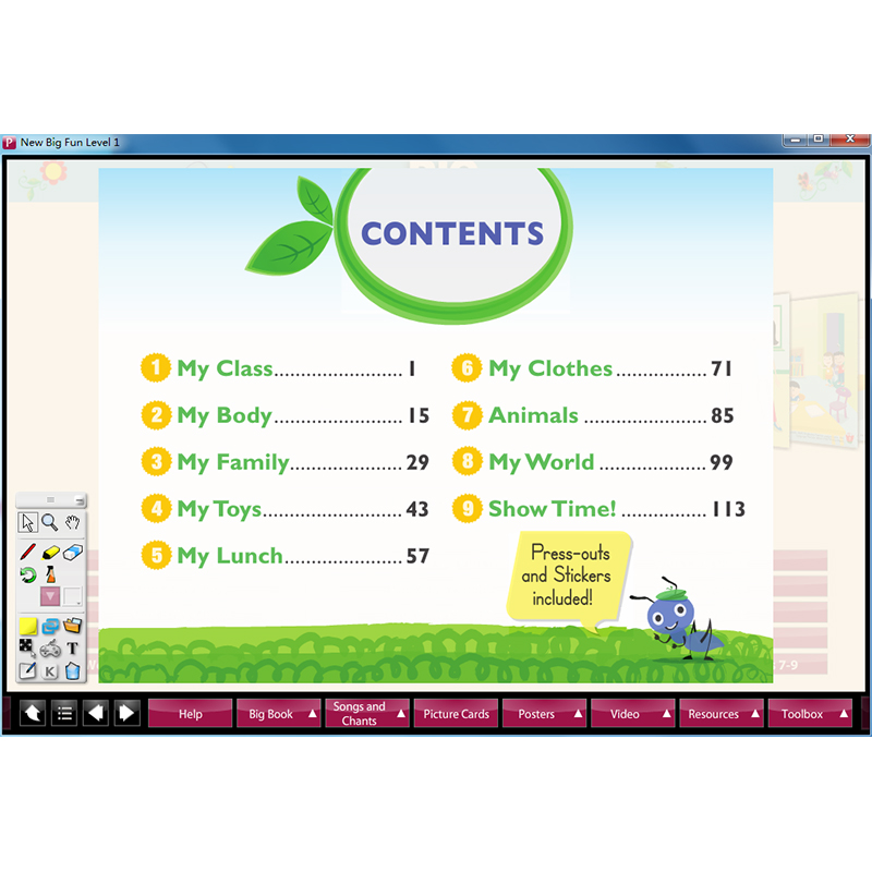 朗文培生幼儿英语教材 new Big Fun 1第二版老师互动教学白板软件课件第一册学生包启蒙英语外语书国际学校幼儿美语教材不支持退款_虎窝淘