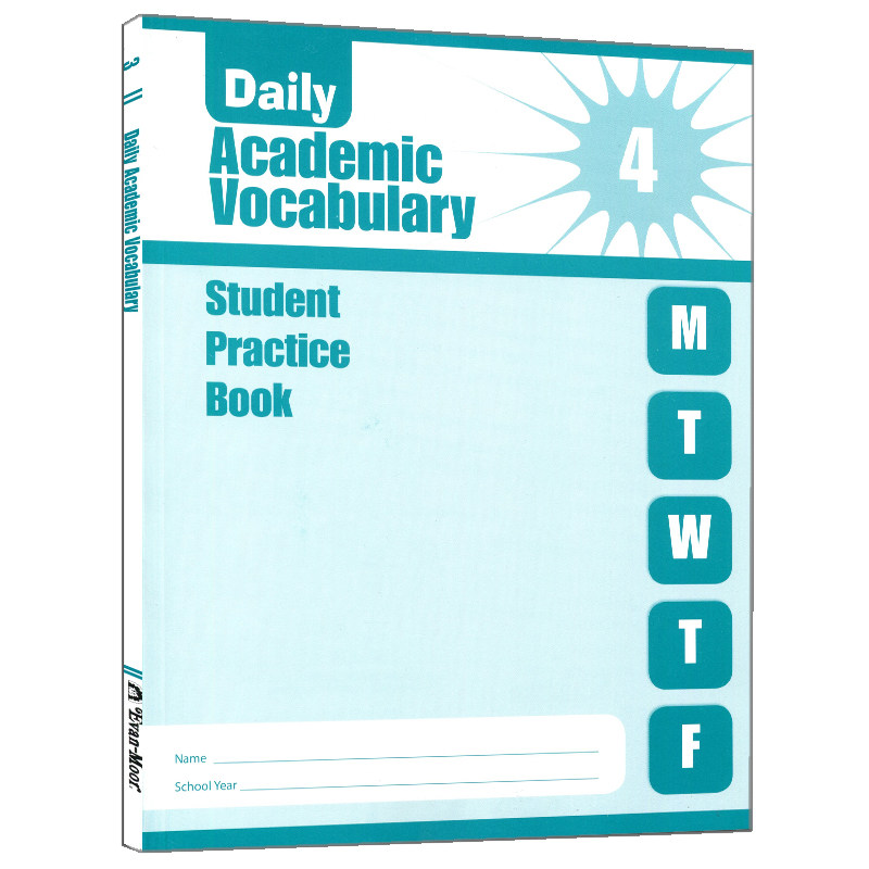 Evan-Moor Daily Academic Vocabulary Grade 4 SE每日练习系列专业词汇四年级无答案作业本美国加州教辅 ...
