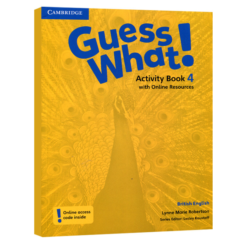 原版进口剑桥大学出版小学少儿英语教材Guess What 4 Pupil's Book Activity Book学生套装四年级主课本练习册英 ...