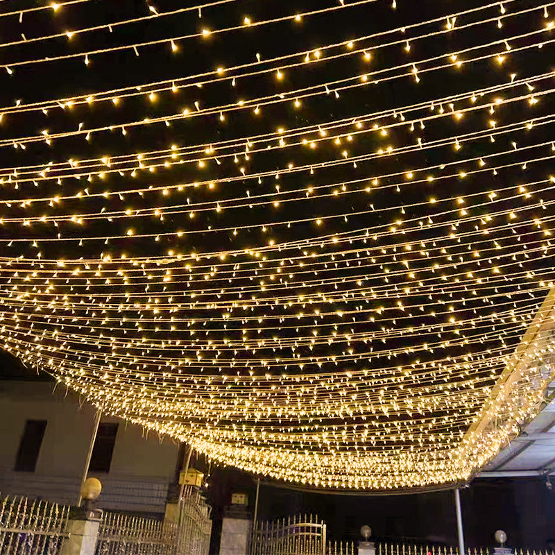 led小彩灯闪灯串灯满天星灯户外防水七彩变色家用装饰灯星星灯串_虎窝淘