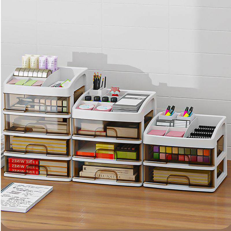 ins文具收纳盒美术生收纳盒桌面收纳整理盒桌上置物架学生收纳盒_虎窝淘