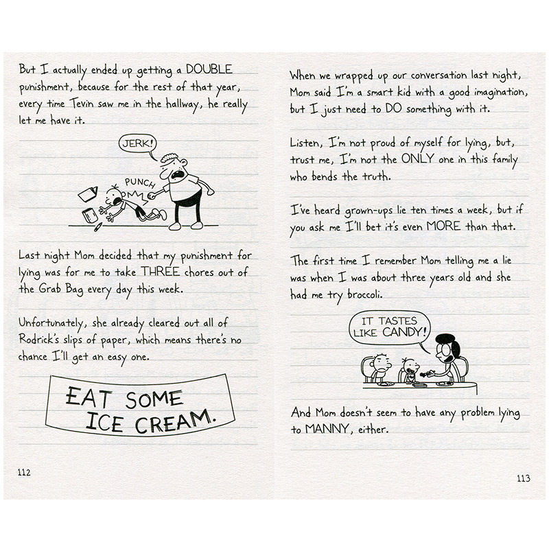 小屁孩日记英文原版平装 Diary of a Wimpy Kid: Double Down(Book 11)_虎窝淘