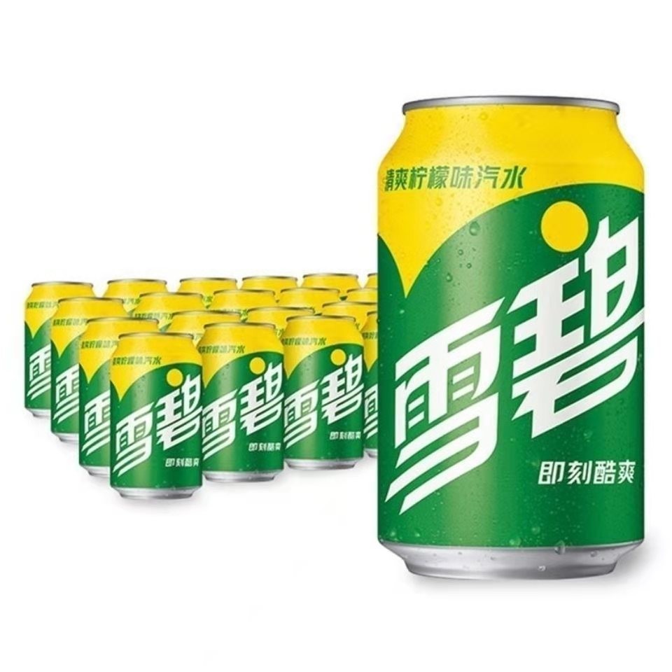 可口可乐雪碧清爽柠檬味330ml*6/12罐全国多省包邮正品夏季_虎窝淘