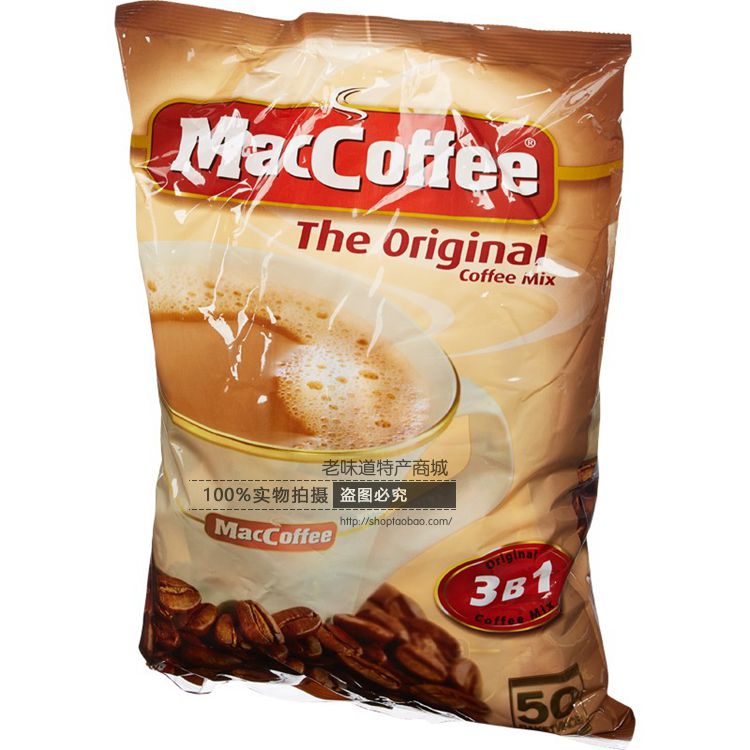 进口美卡菲咖啡MacCoffee俄罗斯风味三合一速溶咖啡50包提神饮品_虎窝淘