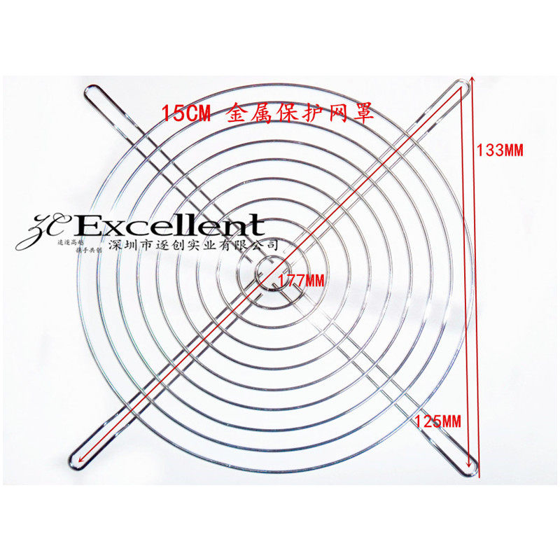 15cm散热风扇网罩 150x150mm 15050风机防护保护铁网 304不锈钢网_虎窝淘