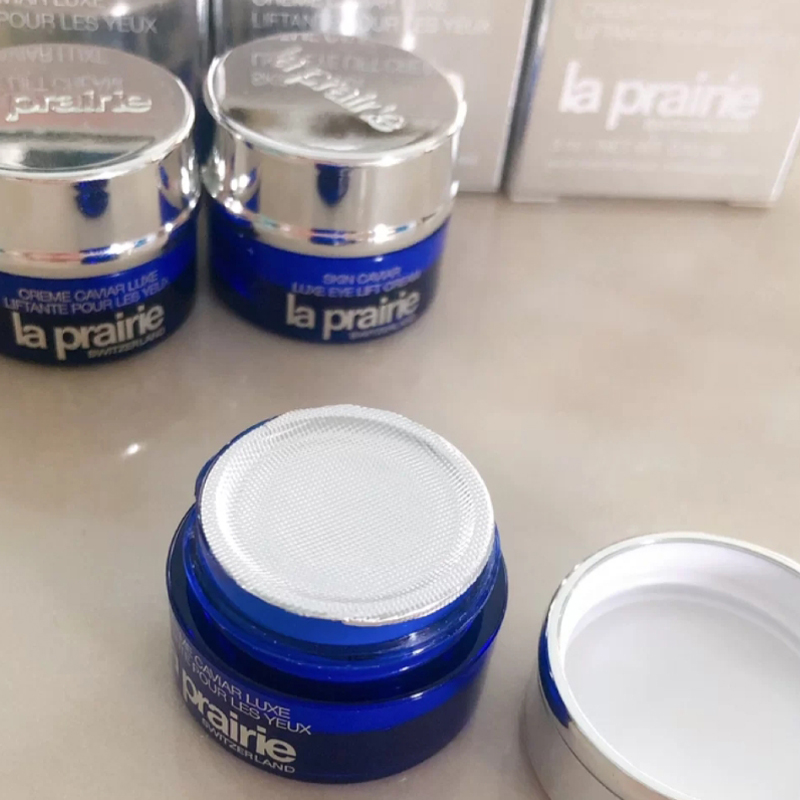 La Prairie蓓丽莱珀妮lp蓝鱼子精华琼贵紧致眼霜3ml小样淡化细纹_虎窝淘