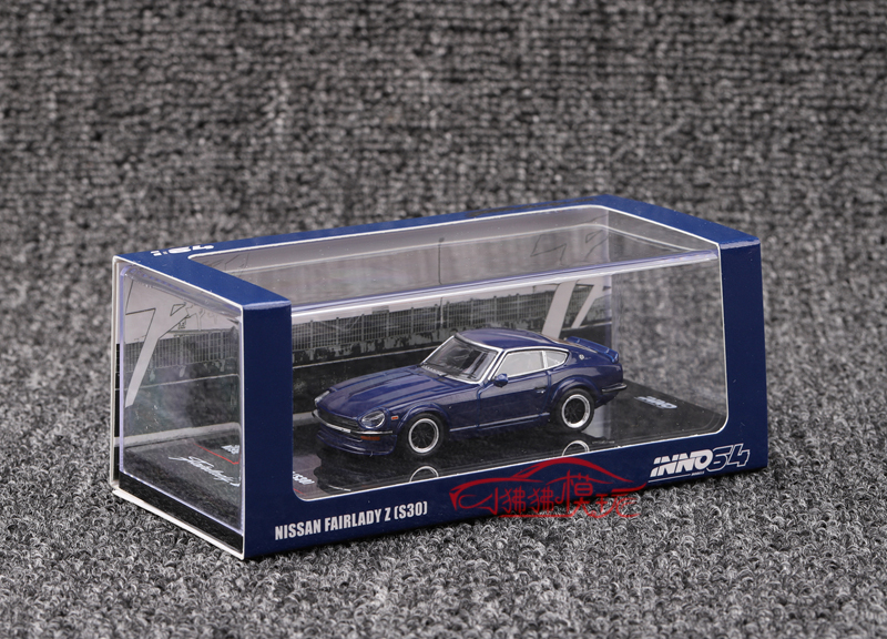 现货INNO湾岸蓝1:64日产240Z恶魔Z尼桑FAIRLADY淑女Z汽车模型S30_虎窝淘